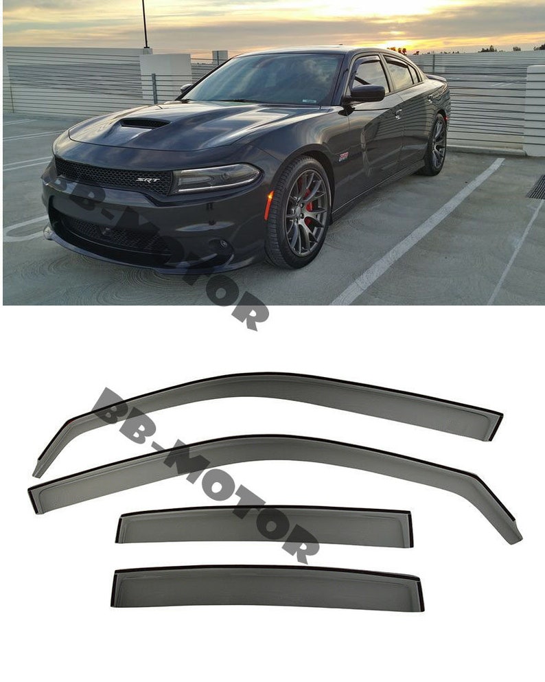 For 11-19 Dodge Charger SRT V6 V8 Daytona IN-CHANNEL Side Window Frame ...