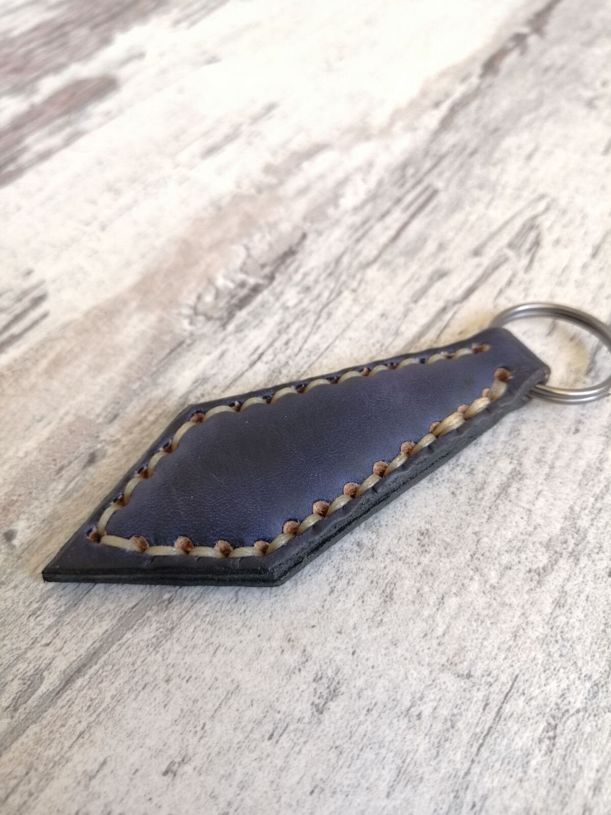 Leather key ringleather key ring braceletleather | Etsy