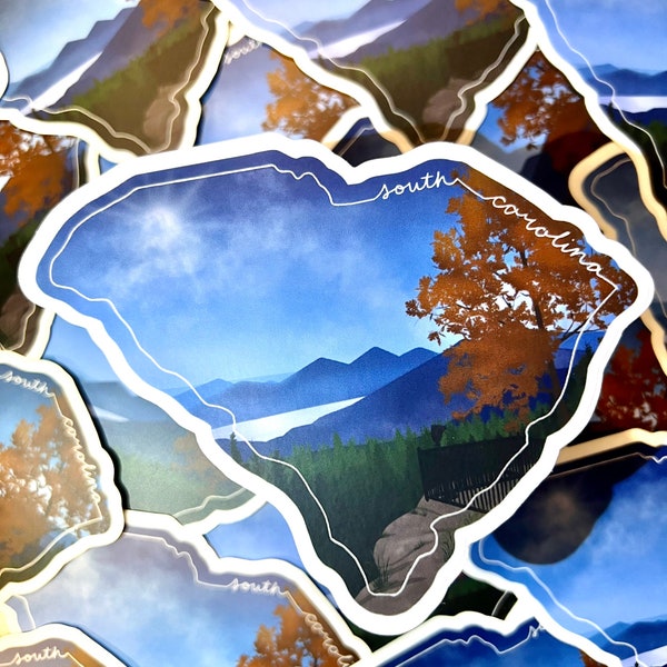 South Carolina Decal - Etsy