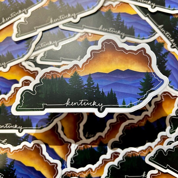 Kentucky Car Decal - Etsy