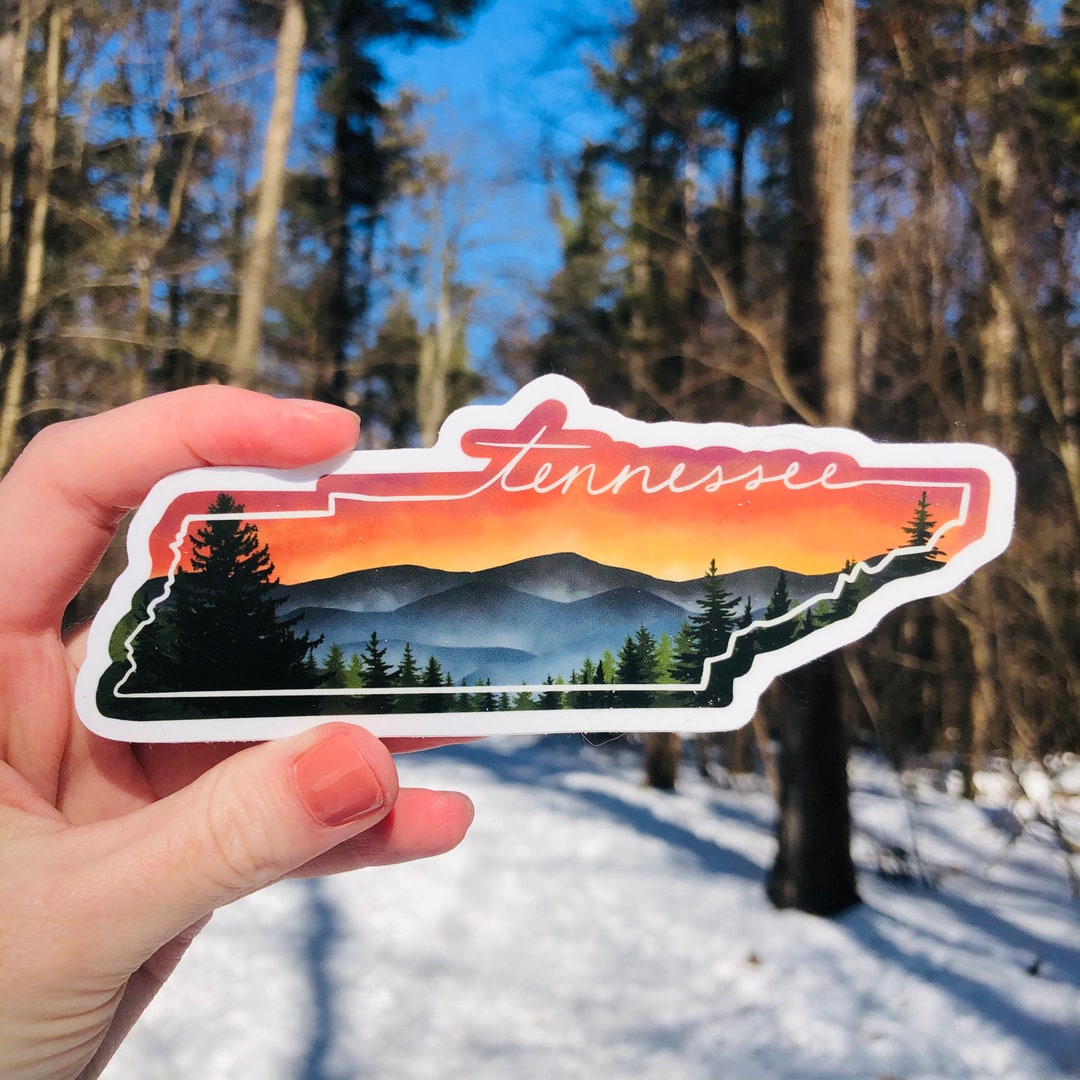 Tennessee Landscape Waterproof Sticker | TN State Sticker | Decal ...