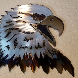 Bald Eagle Head Metal Wall Art - Etsy