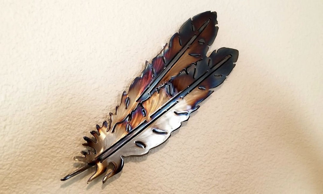 Metal Eagle Feathers - Etsy