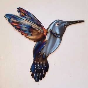 Hummingbird Metal Art - Etsy
