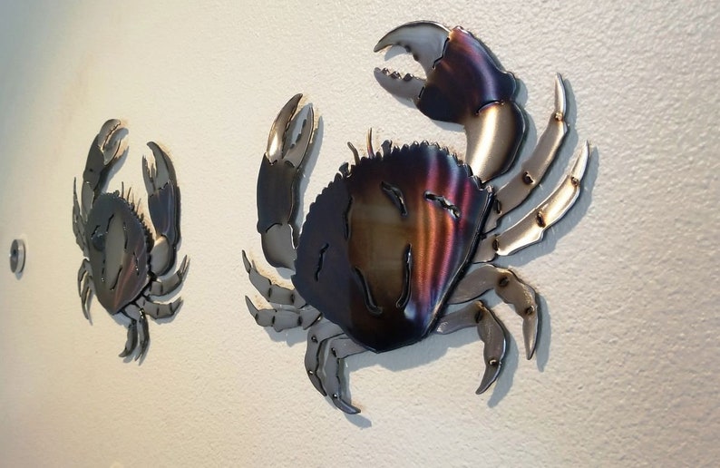 Dungeness Crab Metal Art - Etsy
