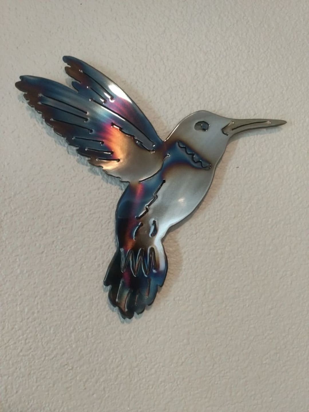 Hummingbird Metal Art - Etsy