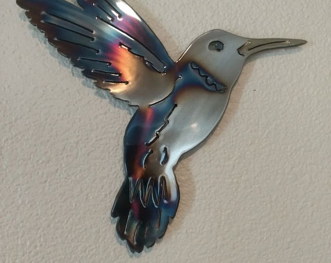 Hummingbird Metal Art - Etsy
