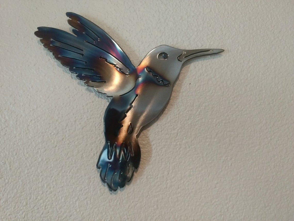 Hummingbird Metal Art - Etsy