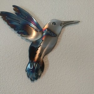 Hummingbird Metal Art - Etsy