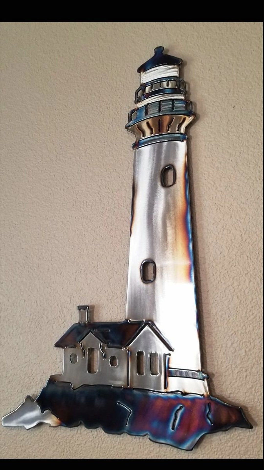 Metal Lighthouse - Etsy