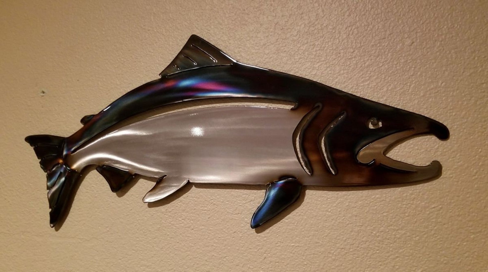 Metal Salmon - Etsy