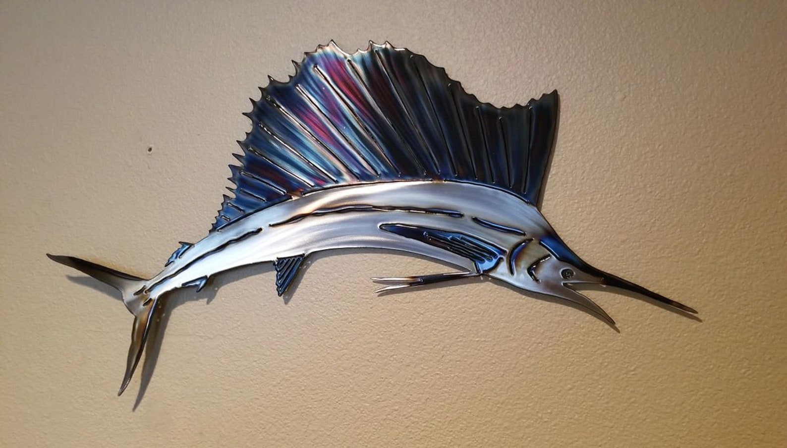 Metal Sailfish Wall Art - Etsy