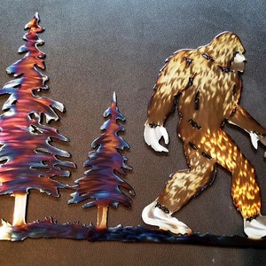 Bigfoot Tree Scene - Etsy