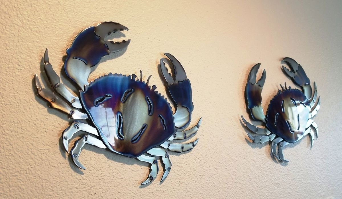 Dungeness Crab Metal Art - Etsy