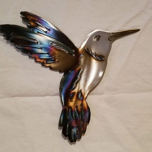Hummingbird Metal Art - Etsy
