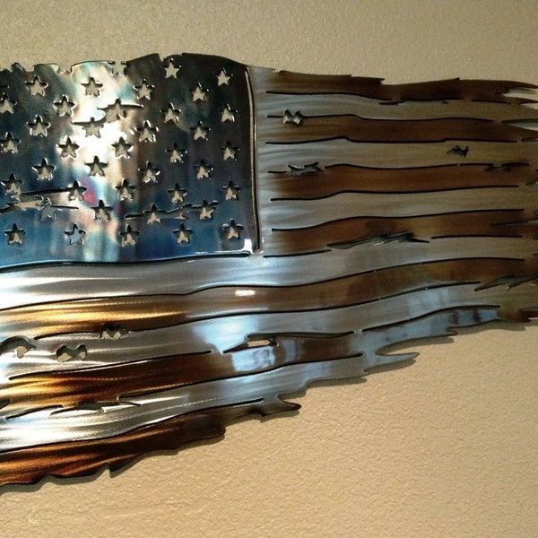 Metal American Flag - Etsy