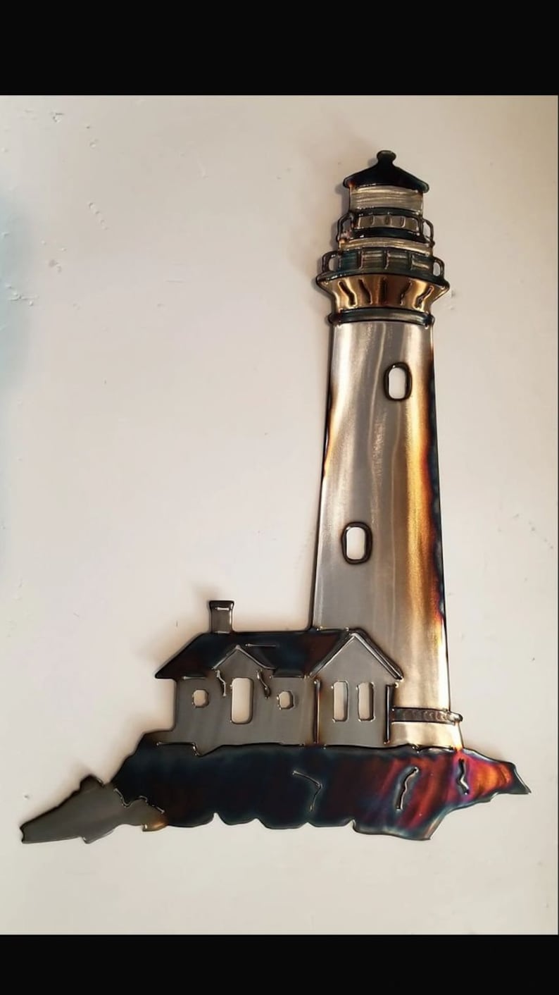 Metal Lighthouse - Etsy