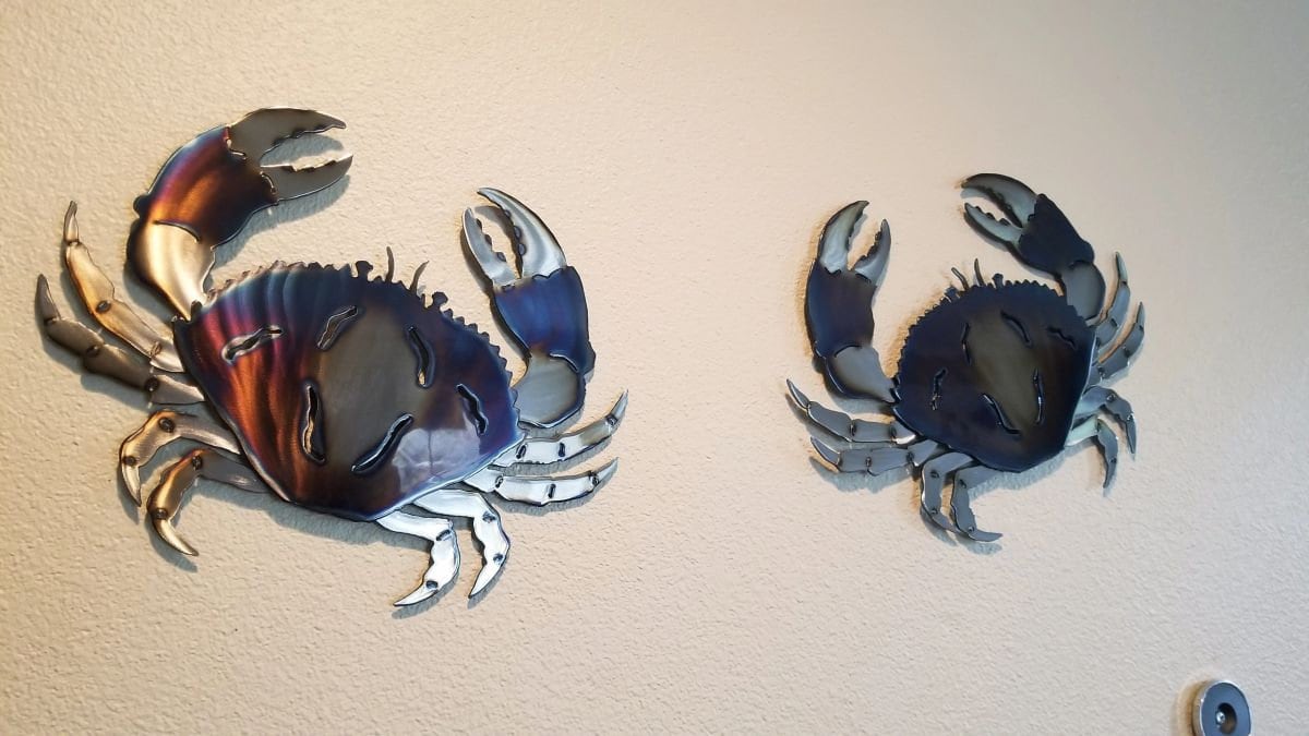 Dungeness Crab Metal Art - Etsy