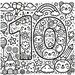 Number Coloring Book Number Printable Book Coloring Printable Book ...