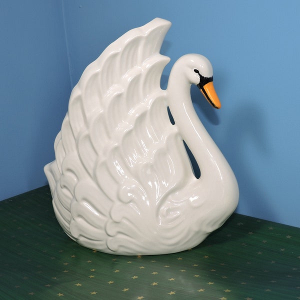 Ceramic Swan - Etsy