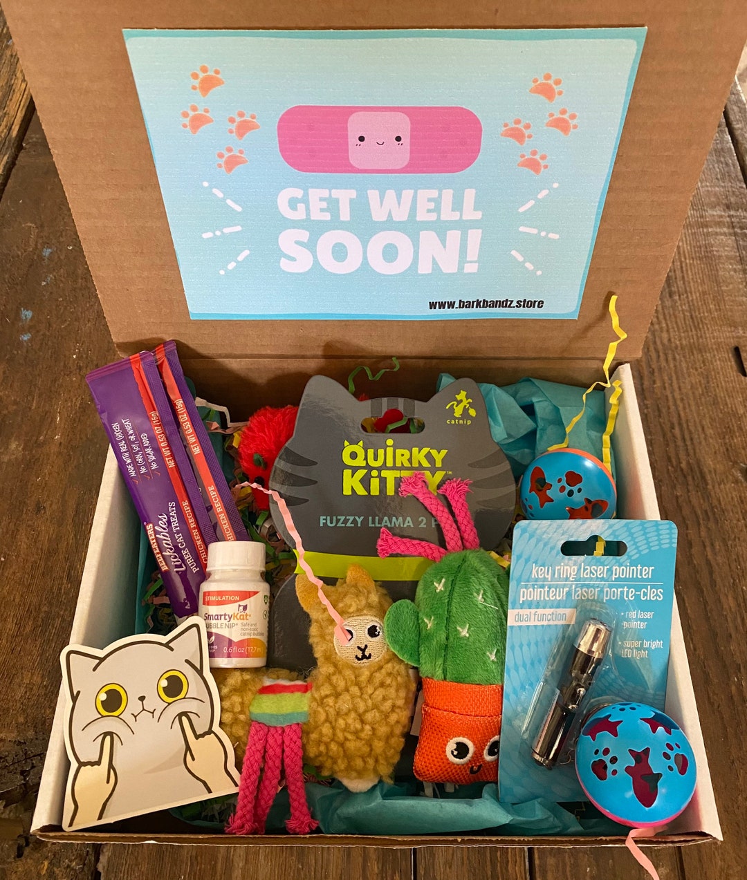 Cat Housewarming, Cat Gift Box, Thinking of You Gift, Cat Gift Basket ...