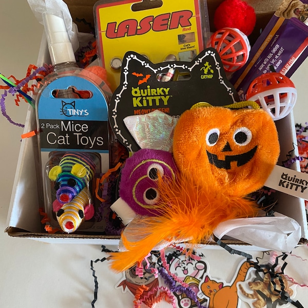 Halloween Cat Toys - Etsy