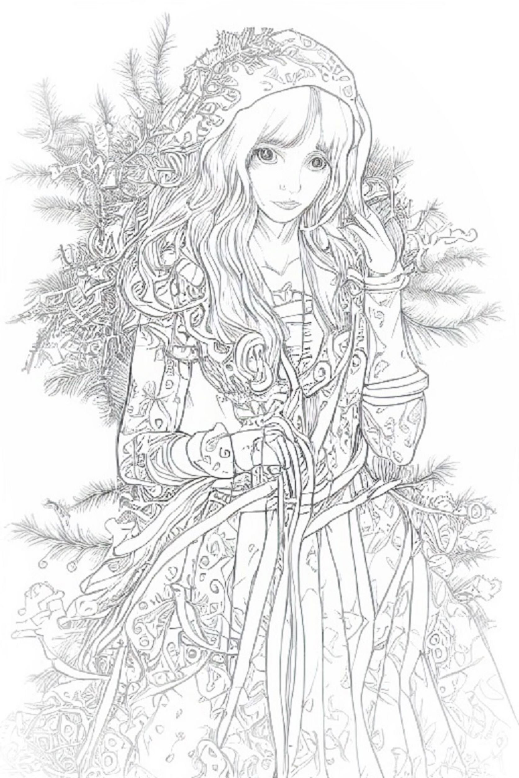 Coloring 5 Pages Printable Adult Coloring Page Book Instant Download ...