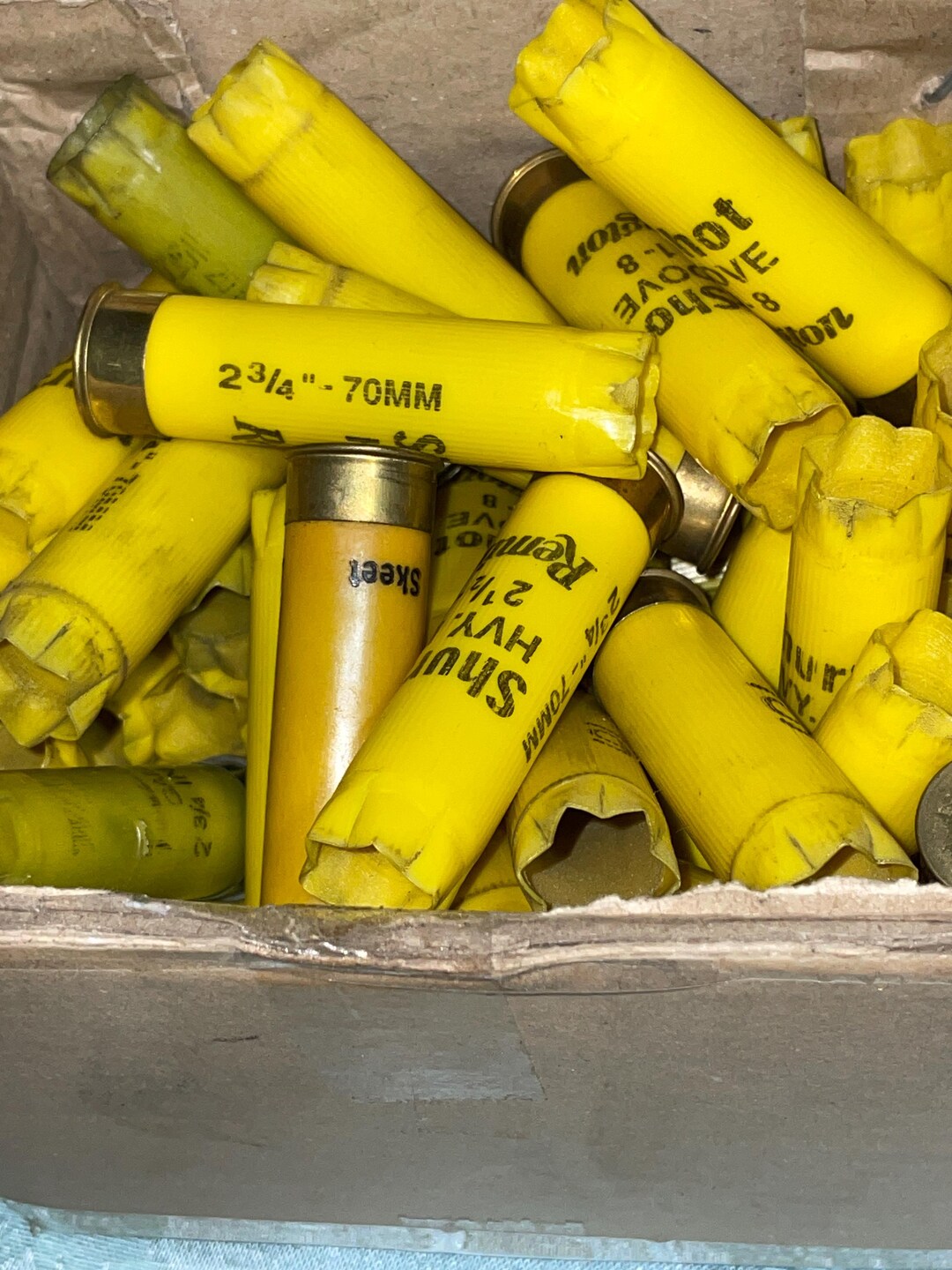 Lot of 50 Spent Empty Remington 20 Gauge Shotgun Shells Hulls for ...