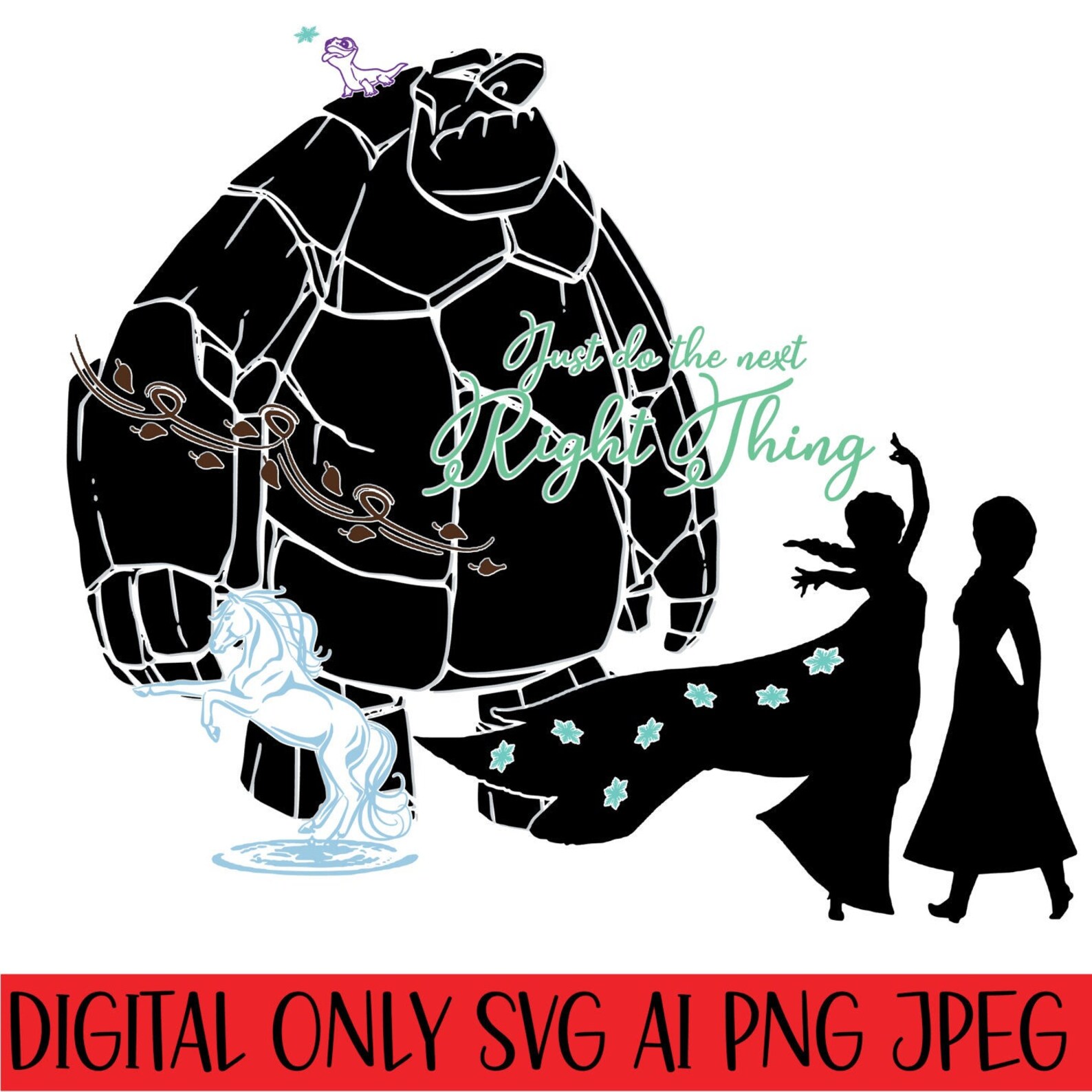 Frozen 2 Spirits Elsa Anna SVG - Etsy