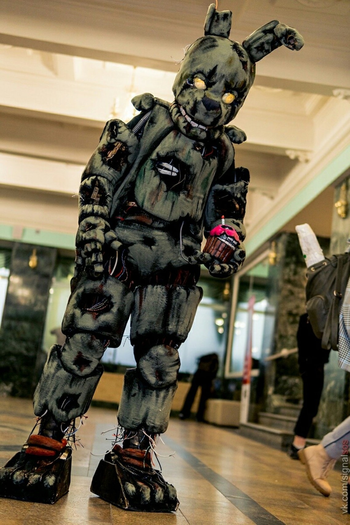 FNAF Cosplay Springtrap Costume Game Cosplay Five Nights At Etsy