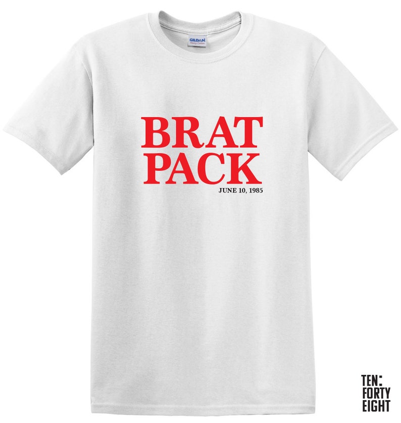 Brat Pack Tee - New York Magazine Homage, June 1985 - 1980s - Etsy
