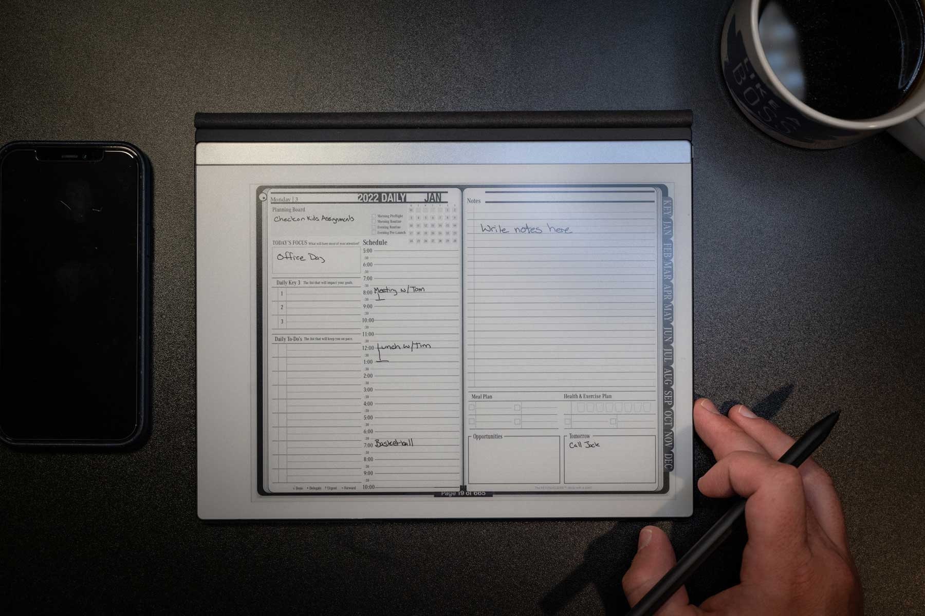 2022 Digital Planner for Remarkable & Supernote Key2success Personal - Etsy