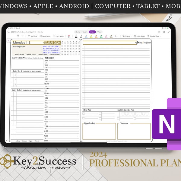 Onenote Template - Etsy