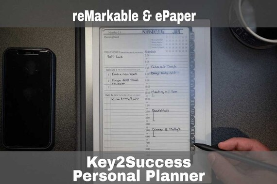 2022 Digital Planner for Remarkable & Supernote Key2success - Etsy