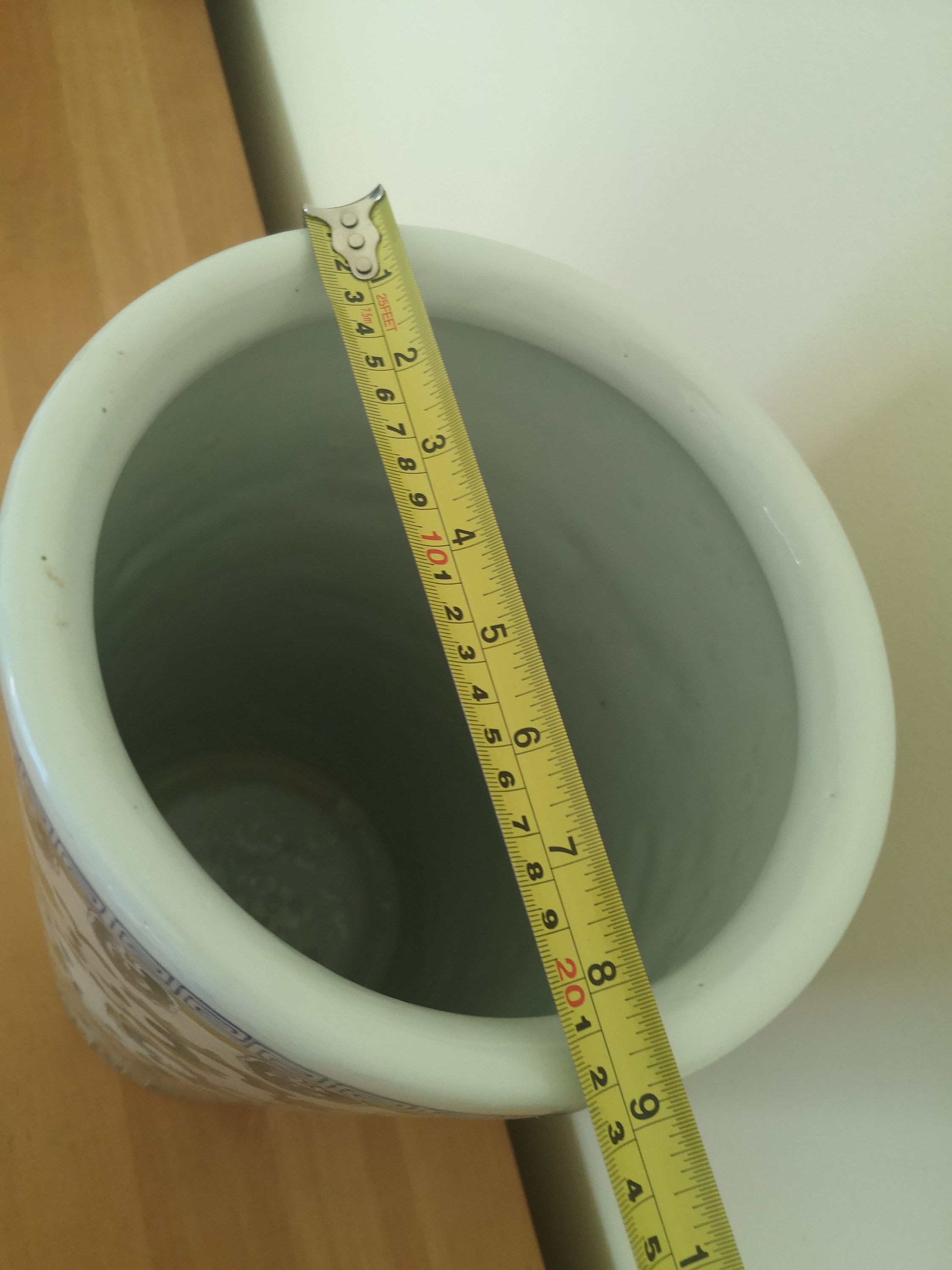 Vintage Large Asian Porcelain Planter / Pot - Etsy