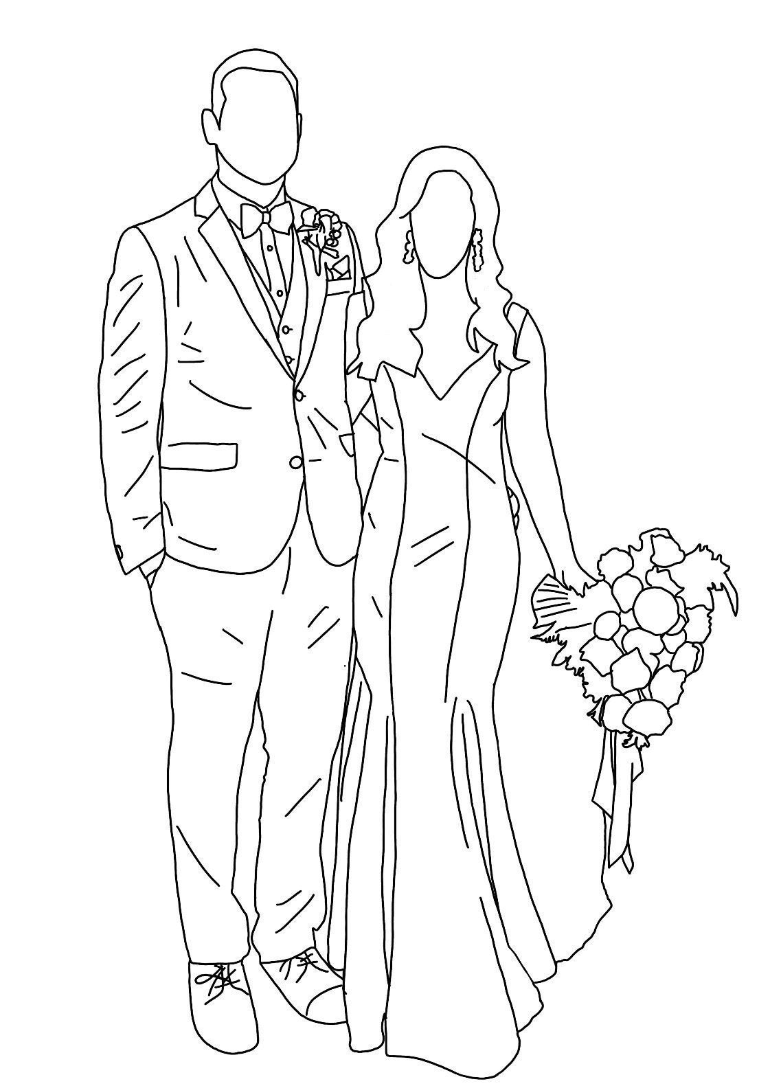 Unique Personalised Line Art for People and Pets Elevate Your Decor ...