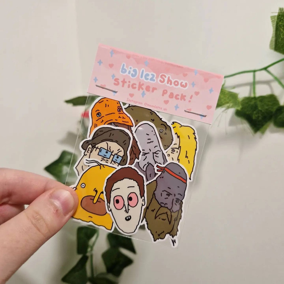 The Big Lez Show Sticker Pack 7 Stickers - Etsy