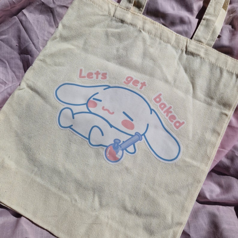 Kawaii Baked Cinna Dog / Bunny Tote Bag - Etsy