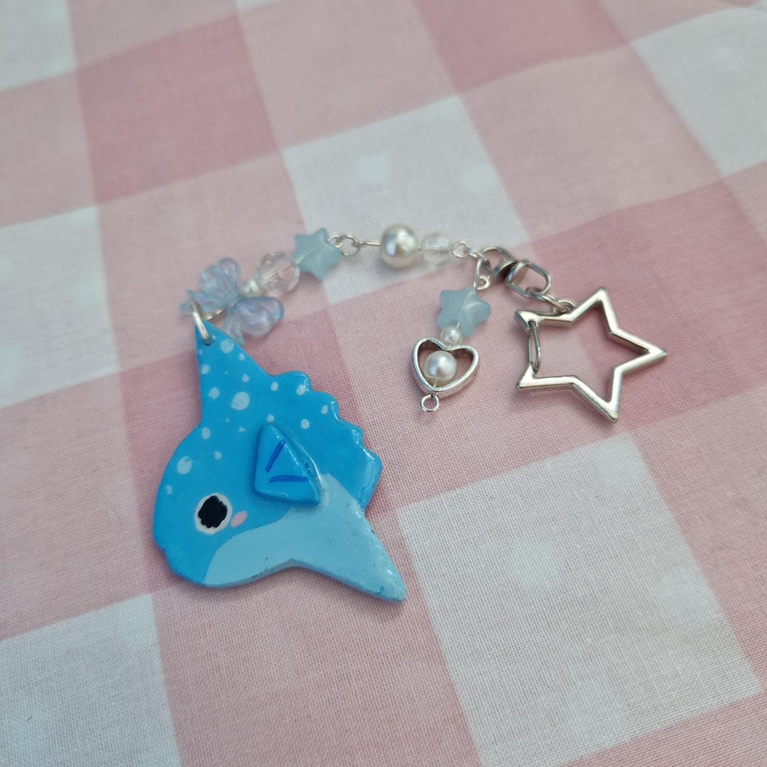 Mola Mola Ocean Sunfish Clay Charm - Etsy