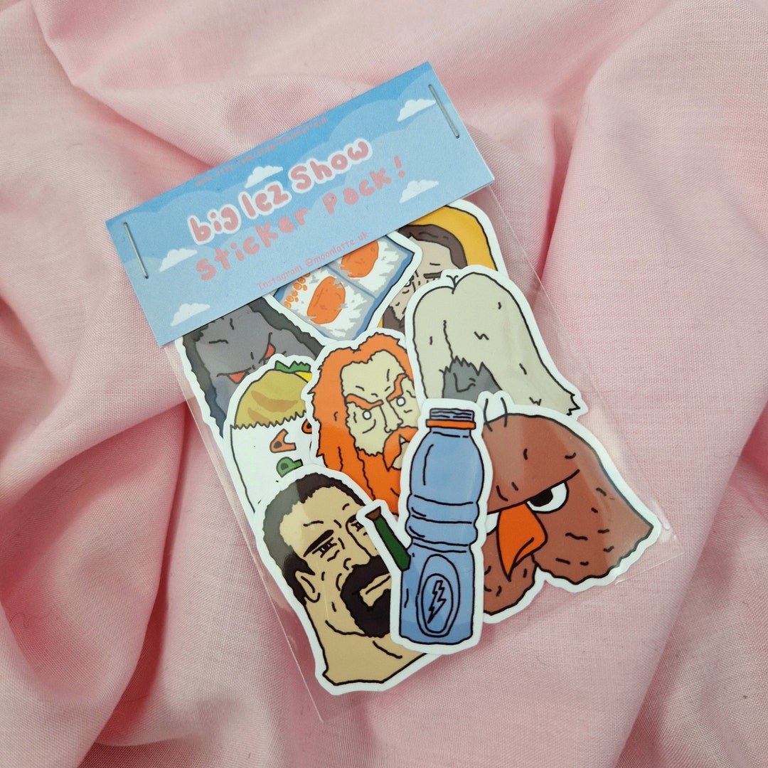 NEW the Big Lez Show Sticker Pack - 8 Stickers - Etsy