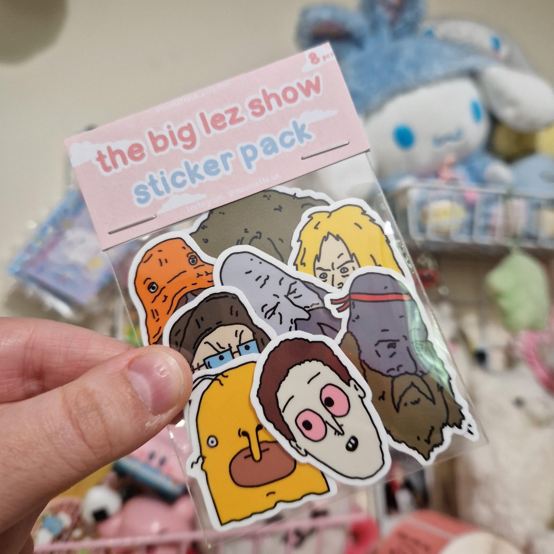 The Big Lez Show Sticker Pack - 8 Stickers - Etsy