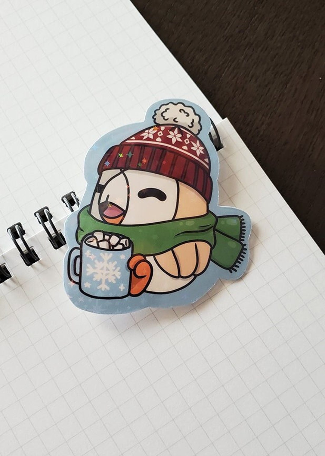 Winter Rowlet Sticker - Etsy