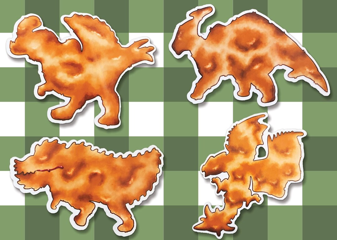 Monster Hunter Nugget Stickers, Chicken Nugget Stickers - Etsy