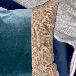 Designers Guild Varese Velvet in 'ocean' and Harris - Etsy