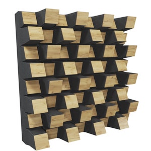 Sound Acoustic Studio Diffuser «sirius» | 20"x20" (50x50cm) | 2D QRD ...
