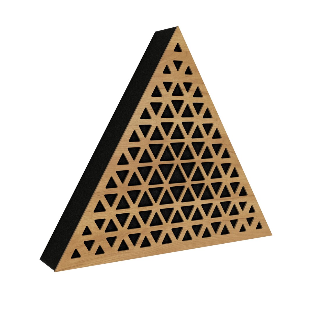 Wall-mounted Acoustic Panel «triangle» – Sound-absorbing & Decorative ...