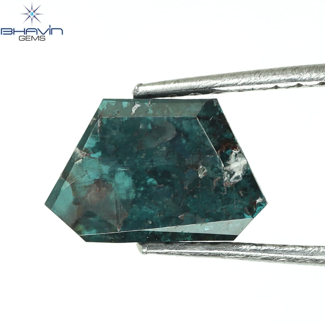 1.01 CT Trapezoid Rough Shape Blue Color Natural Loose Diamond Gifts ...
