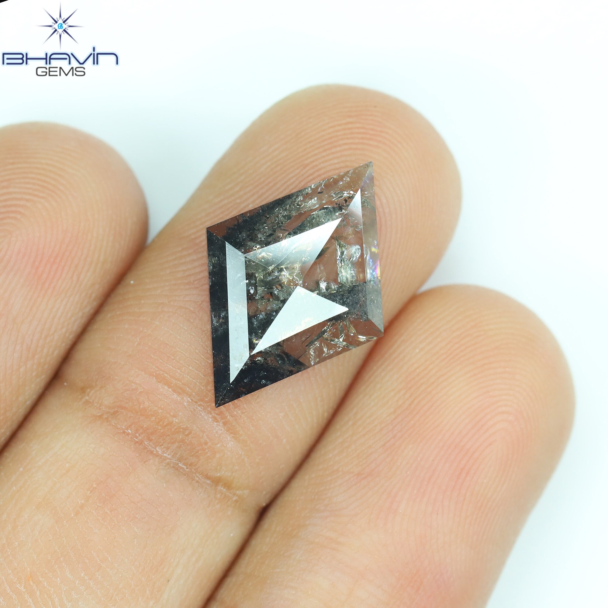 2.59 CT Kite Diamond Natural loose Diamond Kite Cut Salt | Etsy
