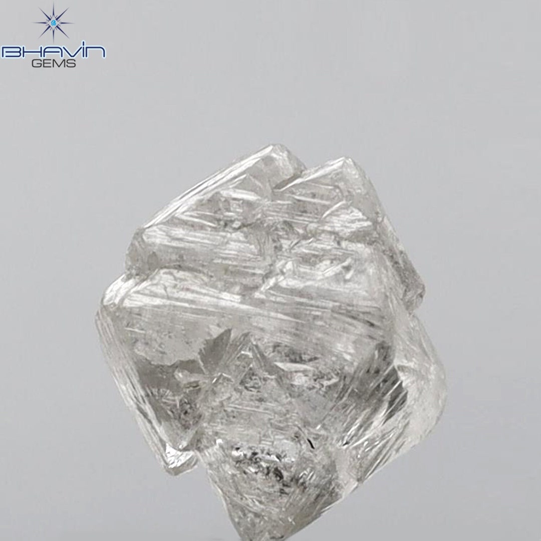 Whispers of the Earth: 3.97 CT Rough White Diamond A Gem for - Etsy UK