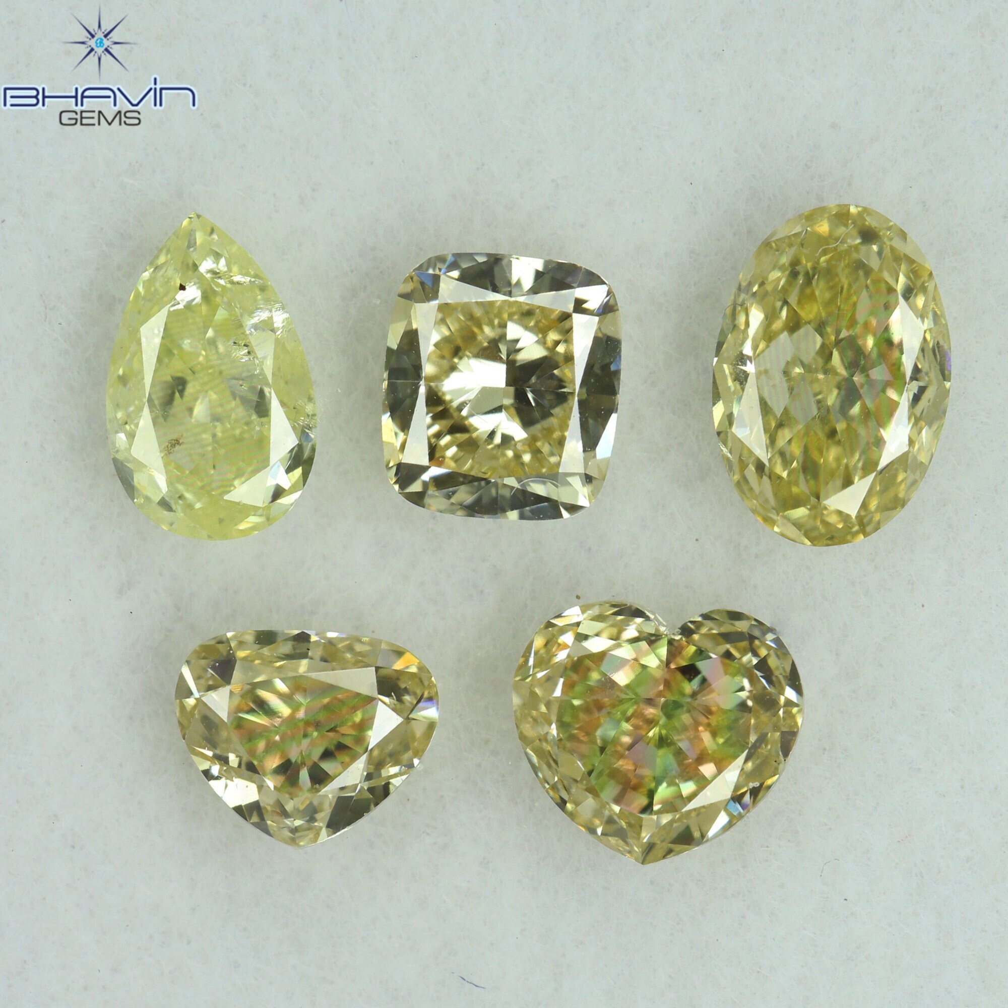 2.01 CT/5 Pcs Mix Diamond Natural Loose Diamond Mix Cut | Etsy